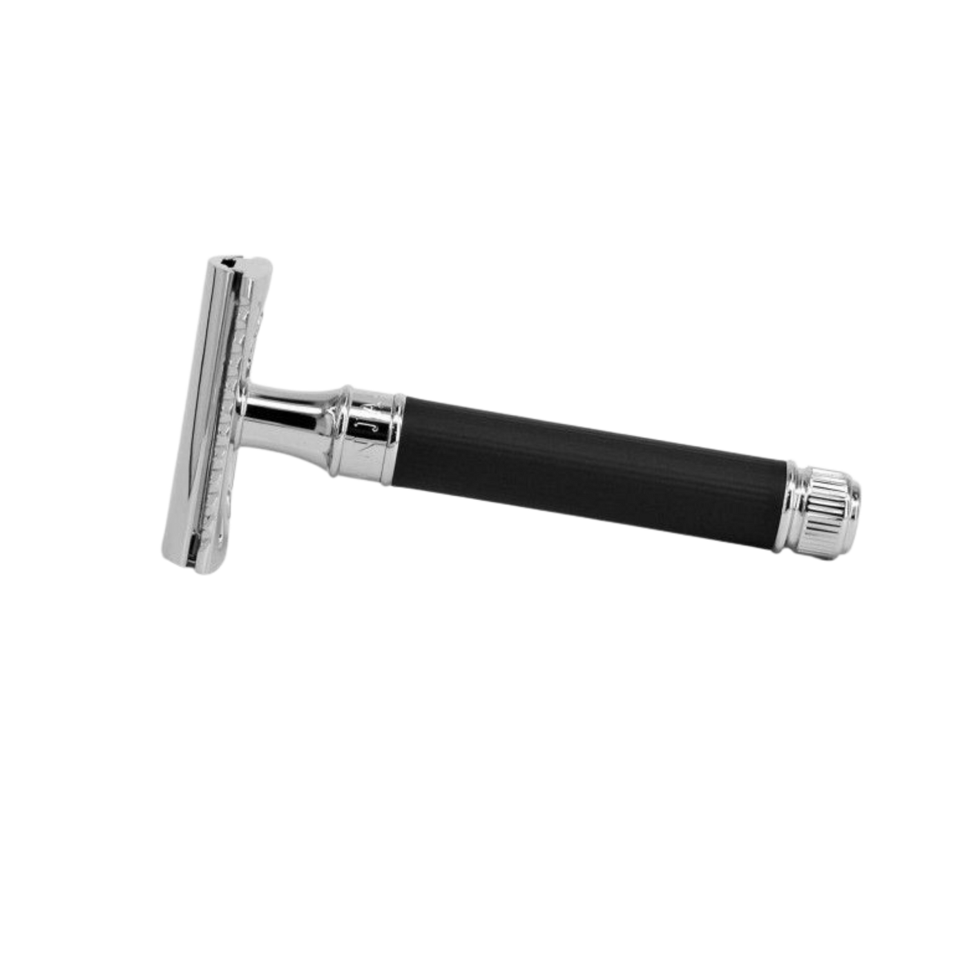 Edwin Jagger – DE89 Black Rubber Coated DE Safety Razor – Skeermes